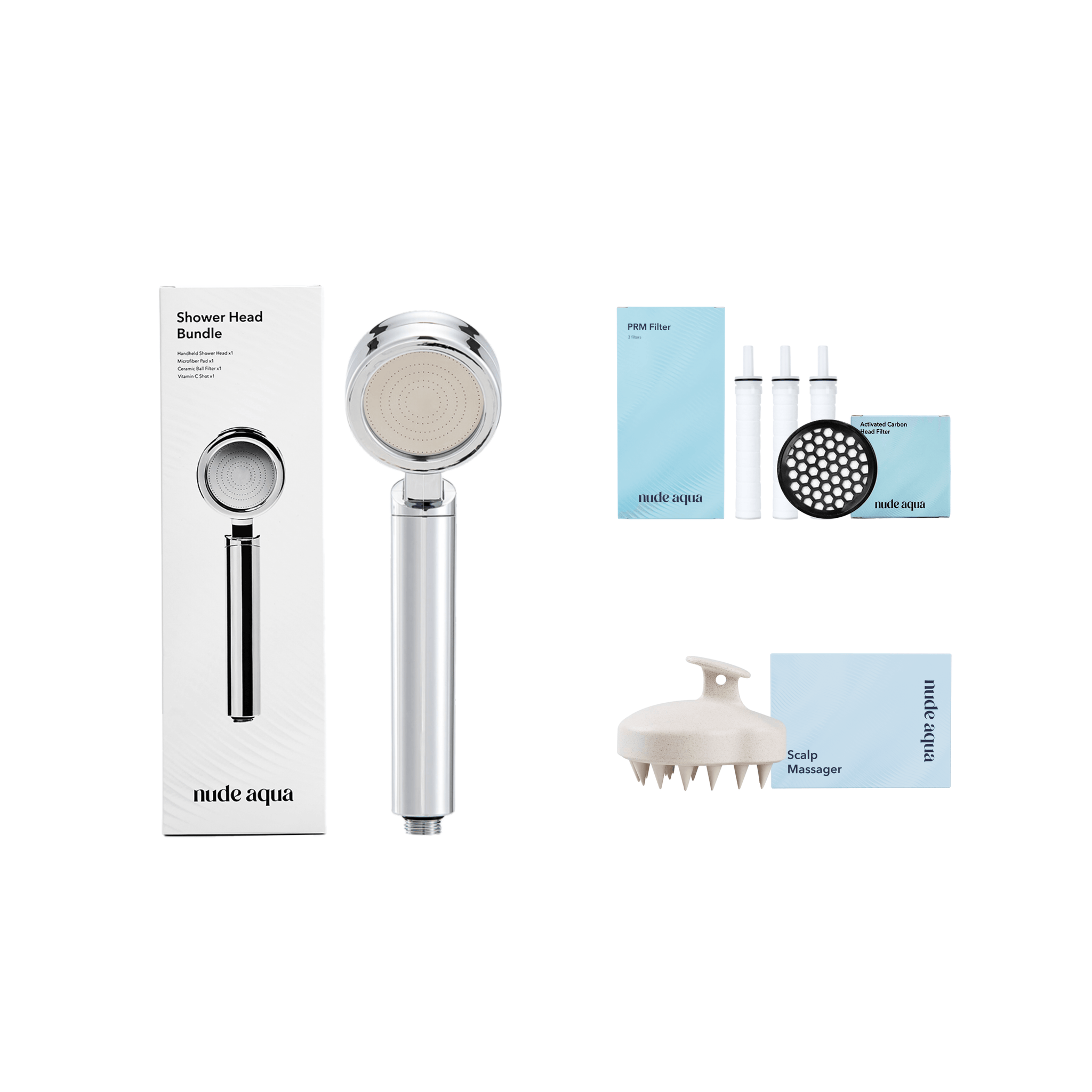 Pure Shower Bundle Set – Nude Aqua